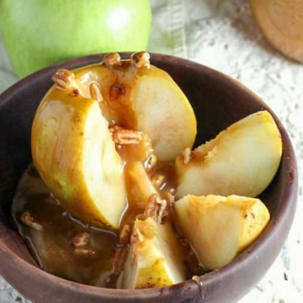 Inside Out Caramel Apples - Chocolate with Grace