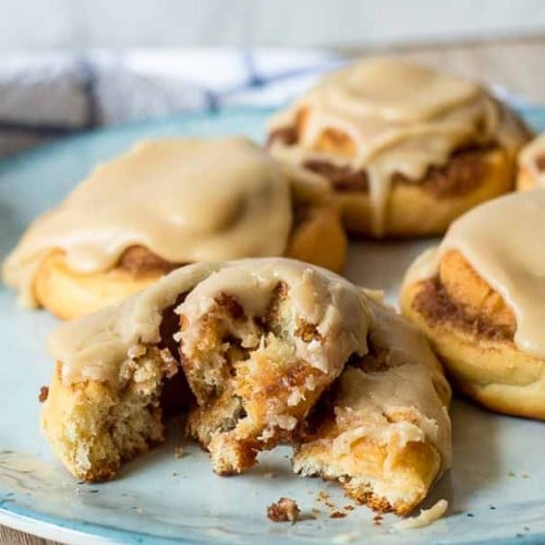 Make-Ahead Maple Cinnamon Rolls - Chocolate with Grace