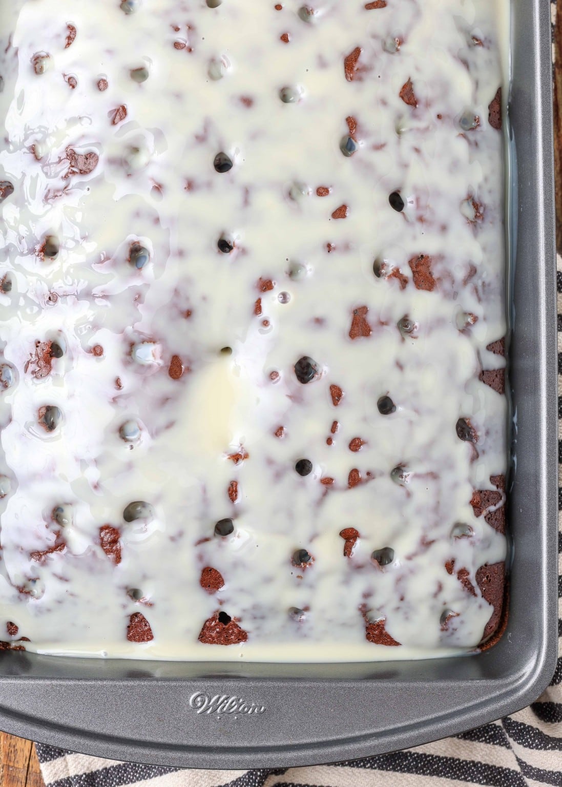 Heath Bar Cake - Chocolate with Grace