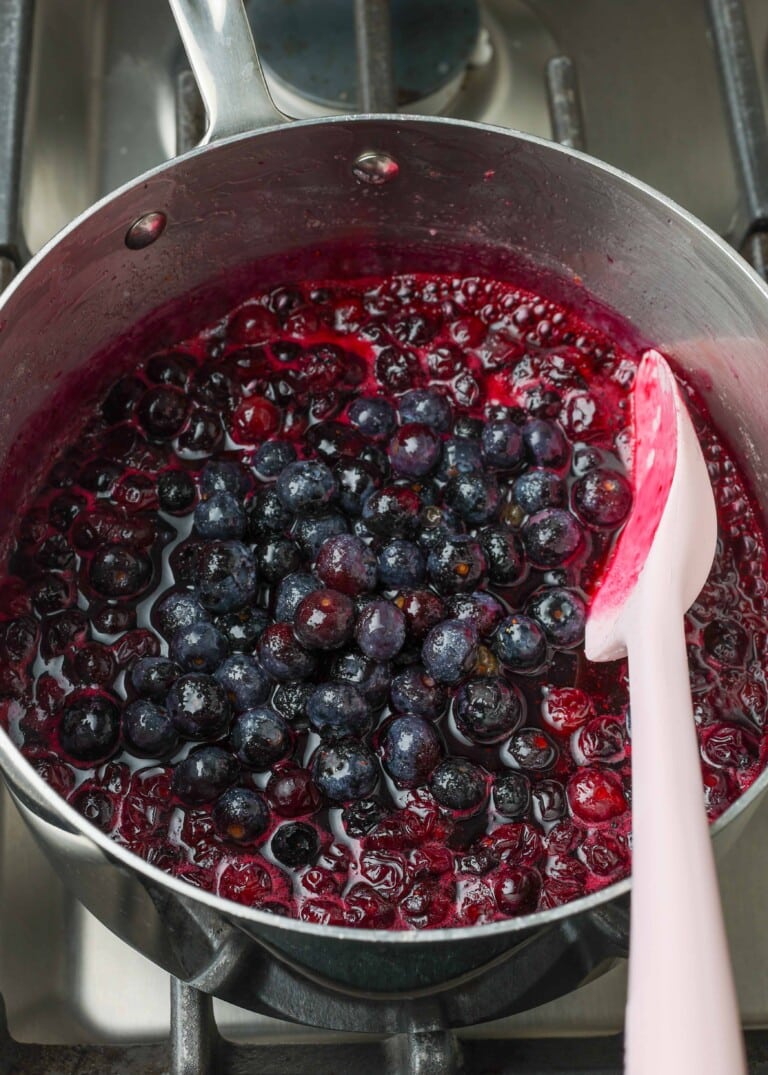 Blueberry Compote - Chocolate with Grace