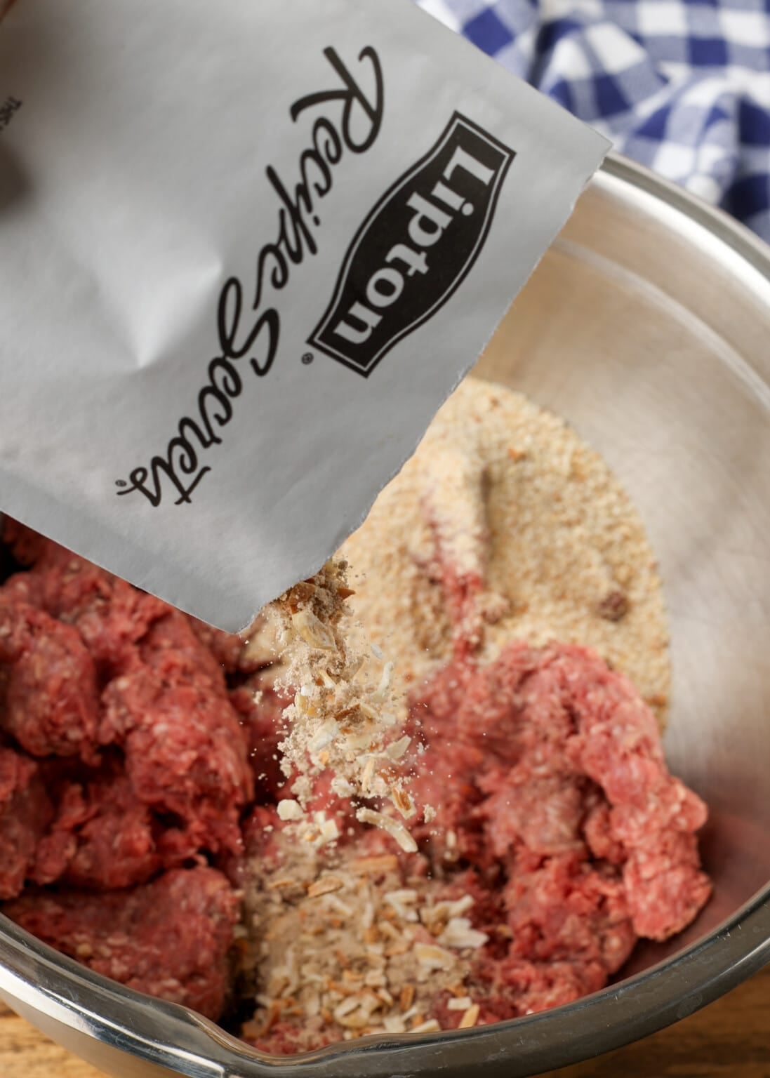 Lipton Onion Soup Meatloaf - Chocolate with Grace